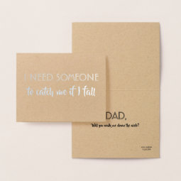Proposal for Dad - Funny Invitation | Zazzle
