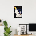Prosecco Lady In Salon Poster | Zazzle