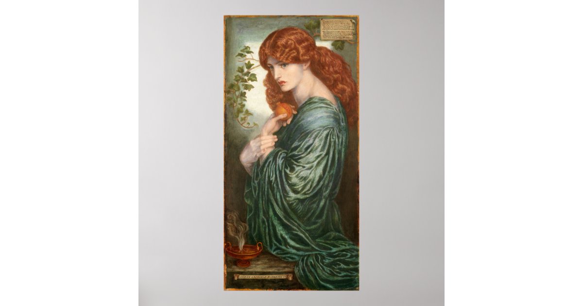 Proserpine by Dante Gabriel Rossetti Poster | Zazzle