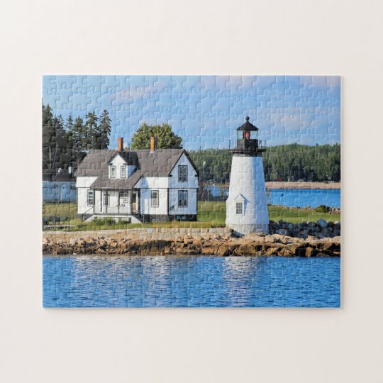 Prospect Harbor Lighthouse, Maine Jigsaw Puzzle | Zazzle.com Prospect Harbor Lighthouse, Maine Jigsaw Puzzle | Zazzle.com