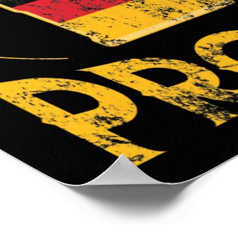 Prost German Flag Beer Lover Oktoberfest Poster | Zazzle