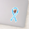 Prostate Cancer Awareness Memorial Photo Ribbon Sticker | Zazzle