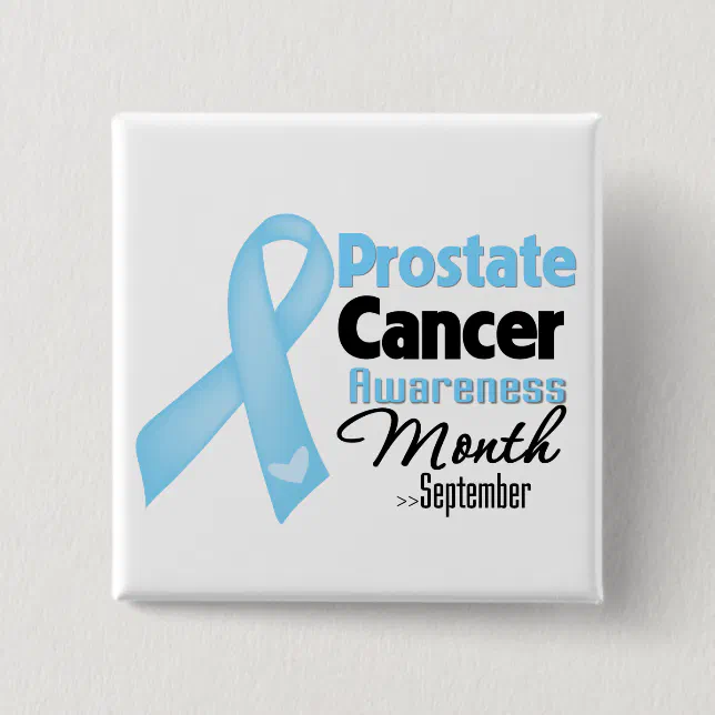 Prostate Cancer Awareness Month Pinback Button | Zazzle