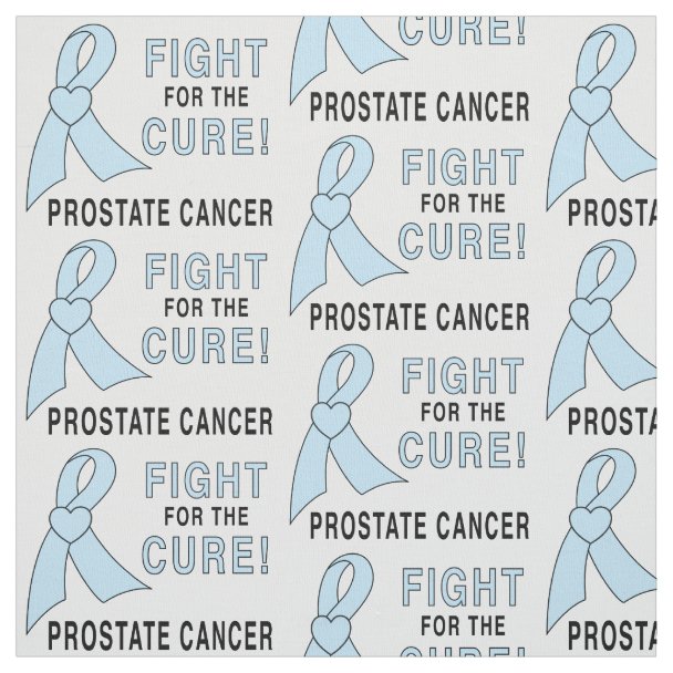 Prostate Cancer Awareness with Butterfly Ribbon Fabric | Zazzle.com