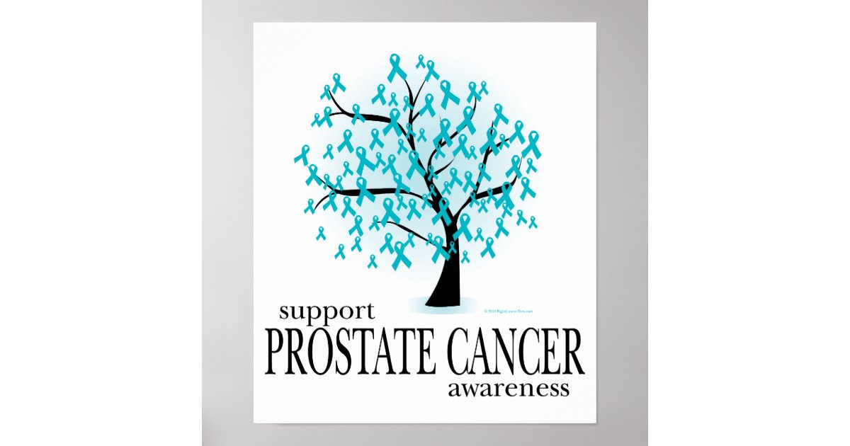 Prostate Cancer Tree Poster | Zazzle