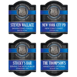 Protect and Serve Police Officer's Wall Sign | Zazzle