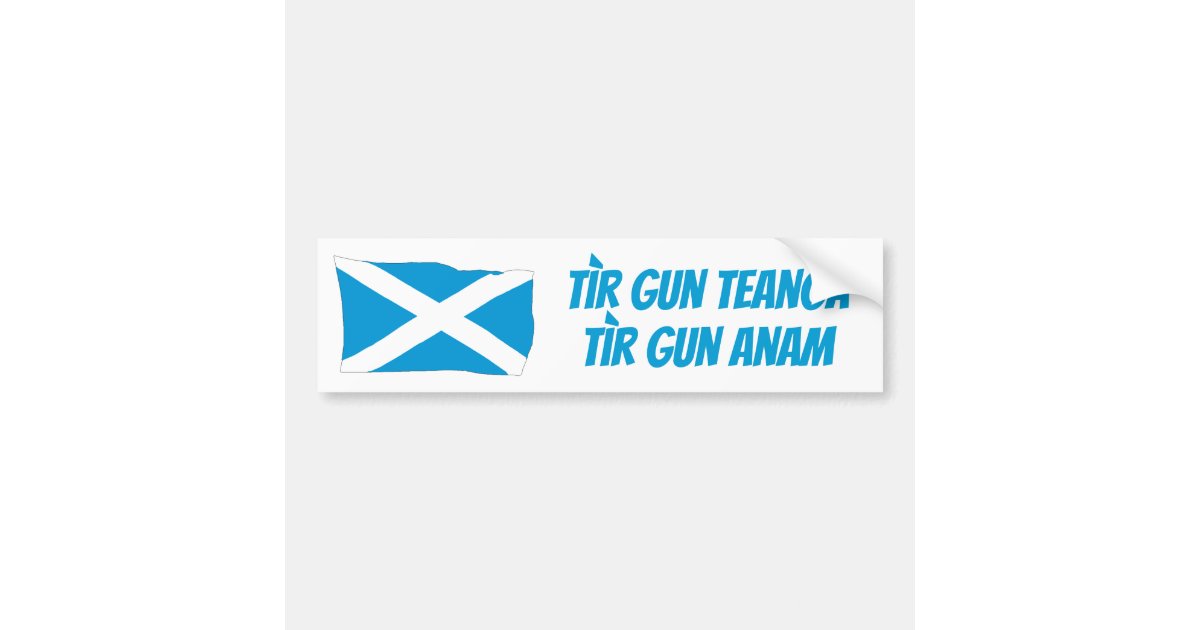 Protect Scots Gaelic Bumper Sticker | Zazzle