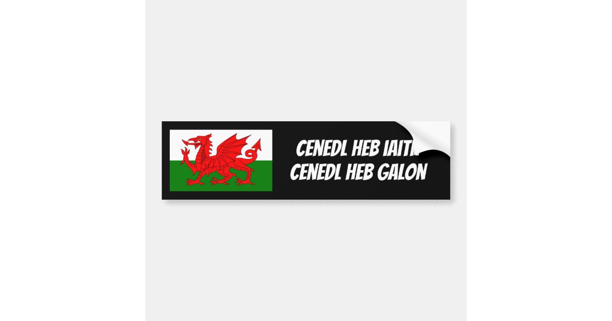 Protect The Welsh Language Bumper Sticker | Zazzle