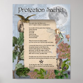 PROTECTION SACHET POSTER | Zazzle