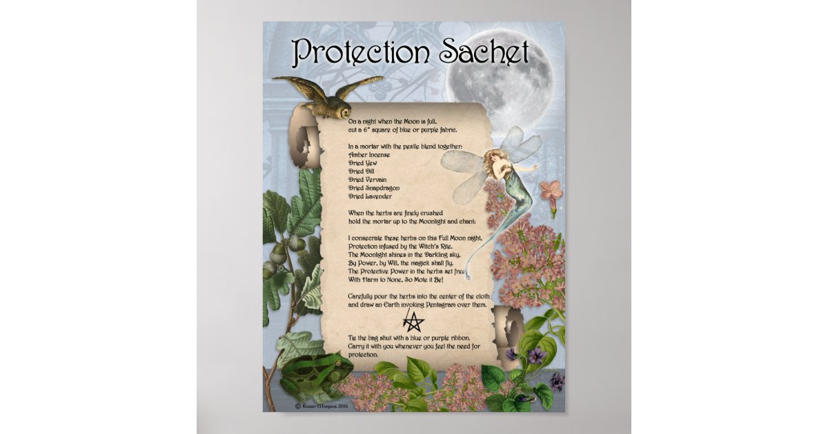PROTECTION SACHET POSTER | Zazzle