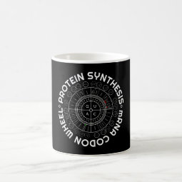 PROTEIN SYNTHESIS - mRNA to AMINO ACID CODON WHEEL Coffee Mug | Zazzle