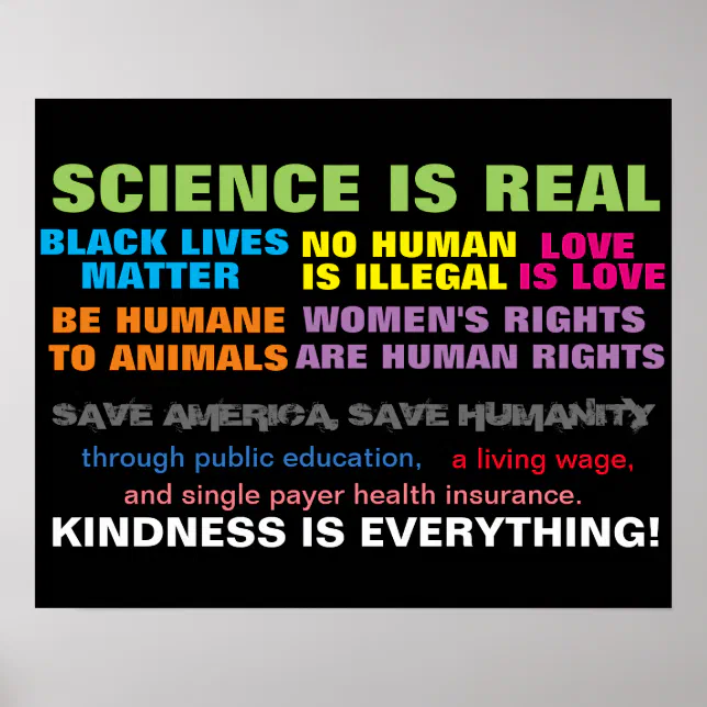 Protest March poster Human Rights | Zazzle