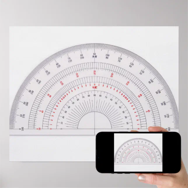 Protractor Poster | Zazzle