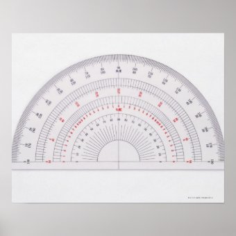 Protractor Poster | Zazzle