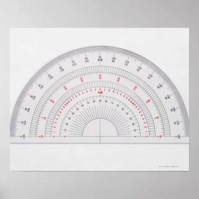 Protractor Poster | Zazzle