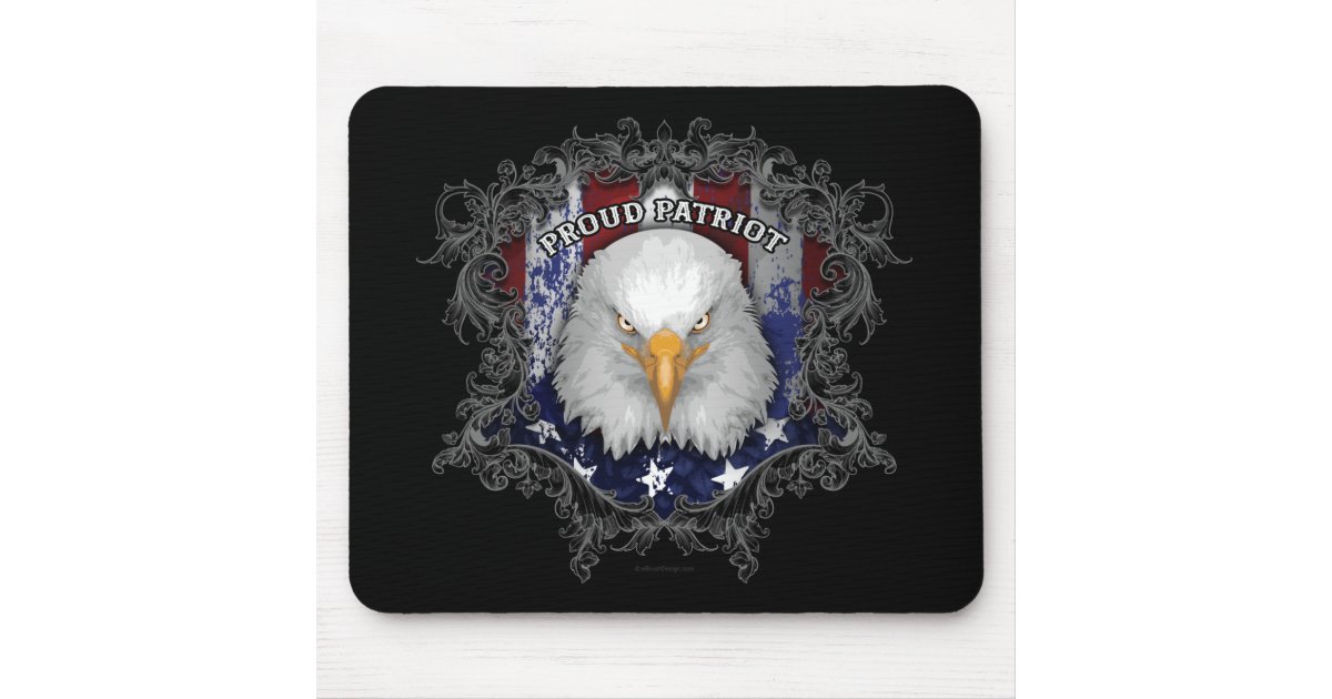 Proud American Patriot Mouse Pad | Zazzle
