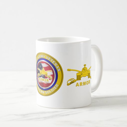 Proud Army Armor Veteran Coffee Mug | Zazzle