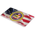 Proud Army Armor Veteran USA Flag License Plate | Zazzle