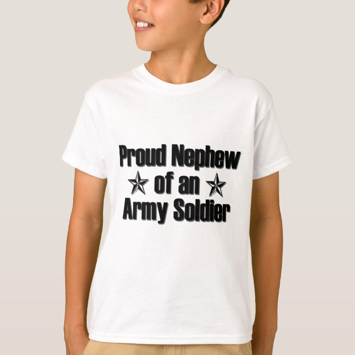 Proud Army Nephew T-Shirt | Zazzle.com