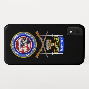 Proud Army Veteran Airborne Ranger Infantry Case-Mate iPhone Case | Zazzle