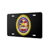 Proud Army Veteran Armor Soldier License Plate | Zazzle