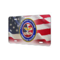 Proud Army Veteran Aviation USA Flag License Plate | Zazzle