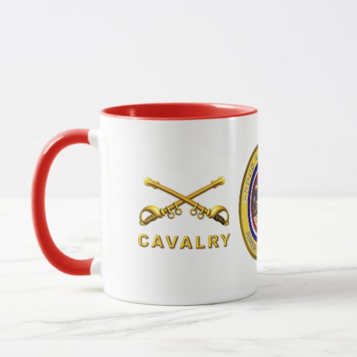 Proud Army Veteran Cavalry Soldier Mug | Zazzle