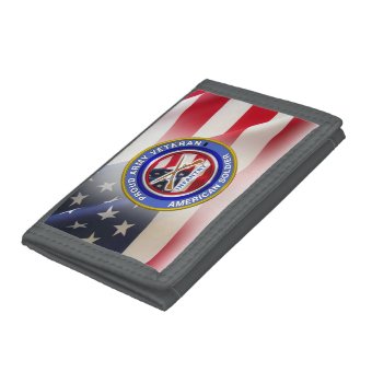 Proud Army Veteran Infantry Soldier Trifold Wallet | Zazzle