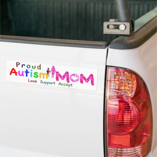 Proud Autism Mom Bumper Sticker | Zazzle