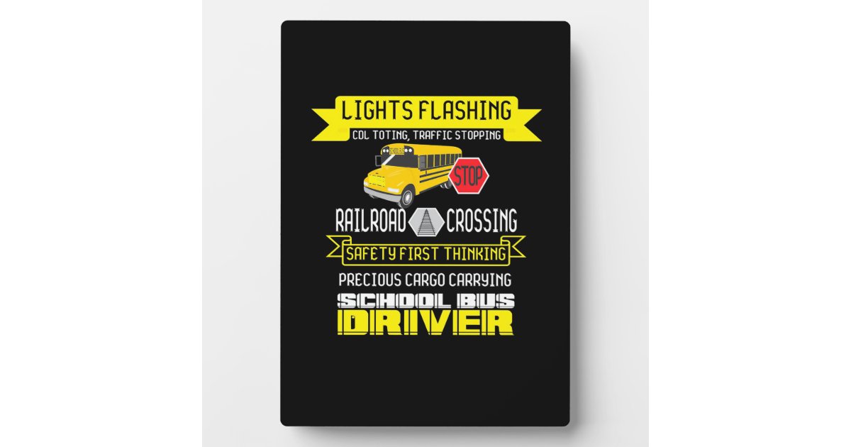 Proud Bus Driver Plaque | Zazzle