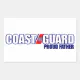 Proud Coast Guard Father Rectangular Sticker | Zazzle