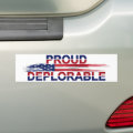 Proud Deplorable Bumper Sticker | Zazzle