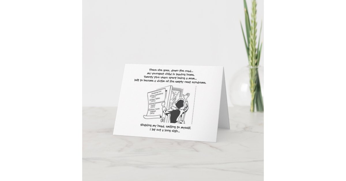Proud Empty Nester Card | Zazzle.com