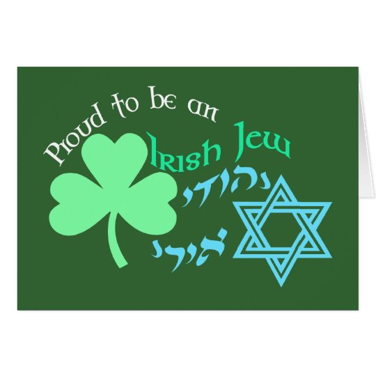 Proud Irish Jew Cards | Zazzle.com