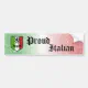 Proud Italian Bumper Sticker | Zazzle