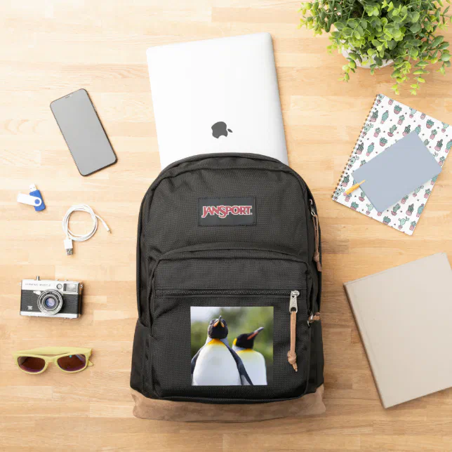 Proud King penguins photo JanSport Backpack | Zazzle