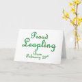 Proud Leapling Leap Year Birthday Card | Zazzle