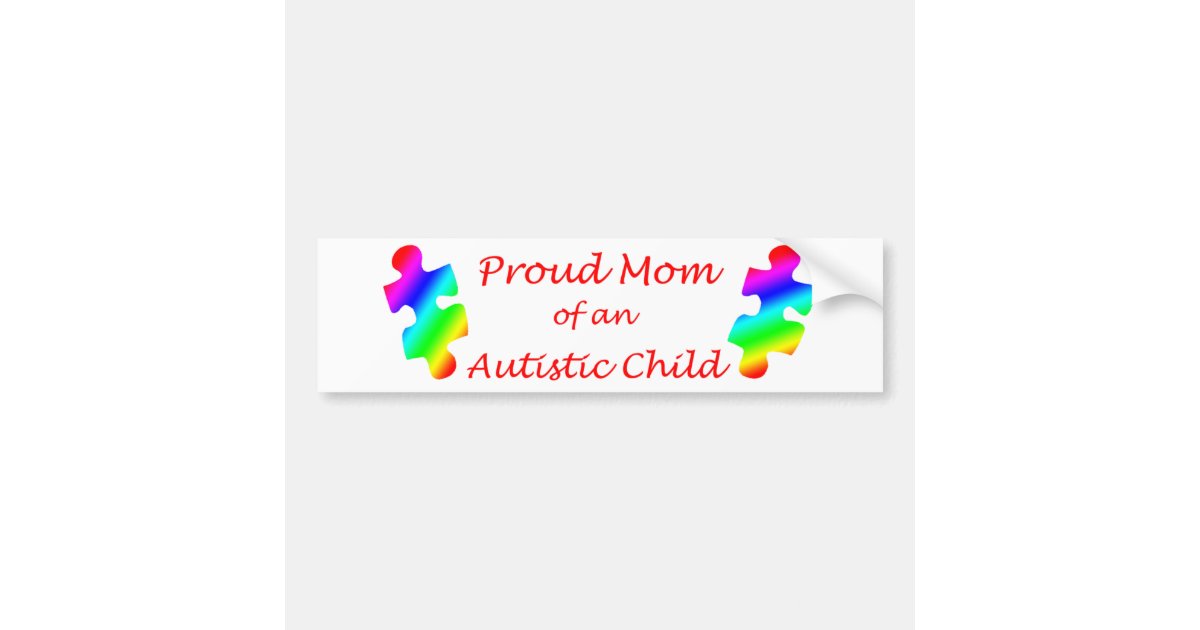 Proud Mom Bumper Sticker | Zazzle