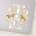 Proud Mom of Two 2025 Graduates Graduate Twins Sticker | Zazzle