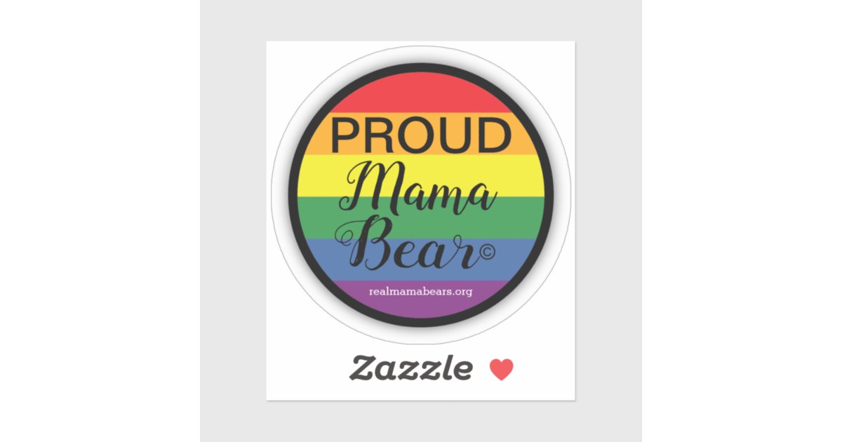 Proud Mom Vinyl Sticker | Zazzle