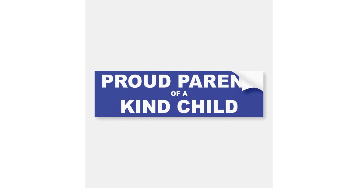 Proud Parent Bumper Sticker | Zazzle