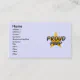 Proud Pimp Business Card | Zazzle