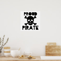 Proud Pirate Poster | Zazzle