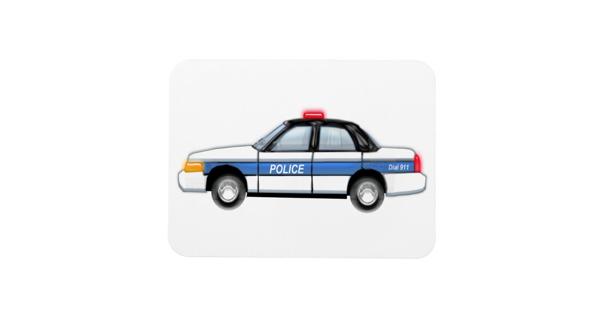 Proud Police Car Magnet | Zazzle