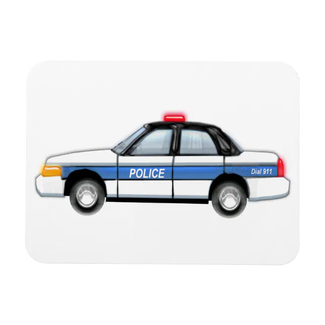 Proud Police Car Magnet | Zazzle