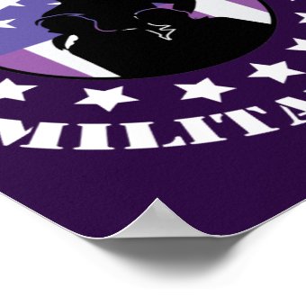 Proud Purple Up For Military Kids Patriotic Poster | Zazzle