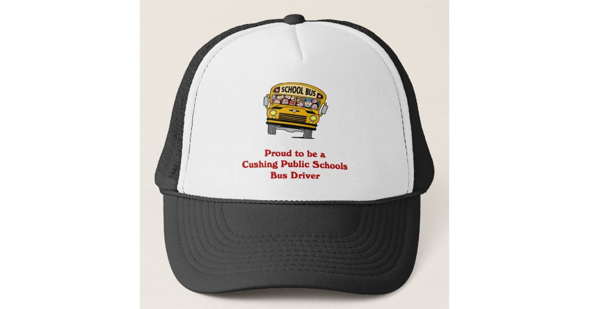 Proud to be a Bus Driver hat | Zazzle