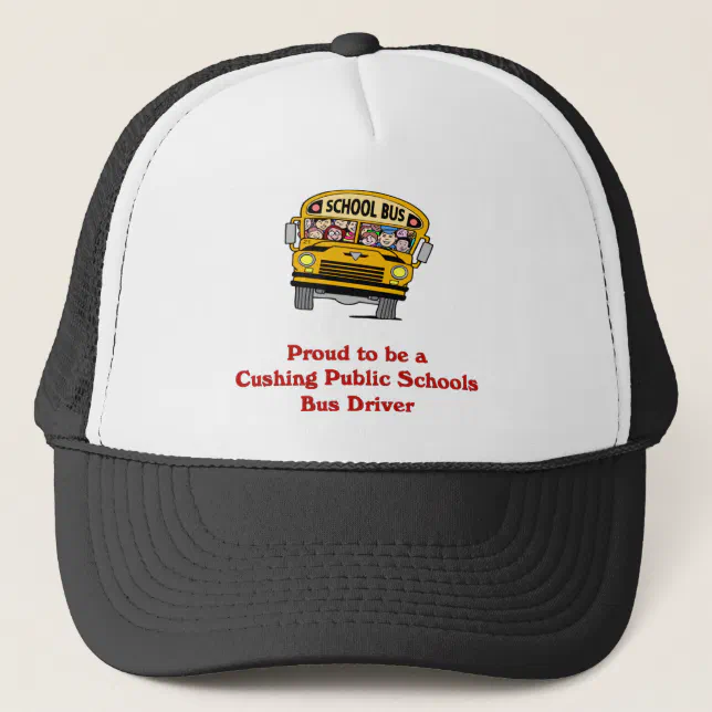 Proud to be a Bus Driver hat | Zazzle