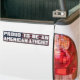 Proud to be an American Atheist Bumper Sticker | Zazzle