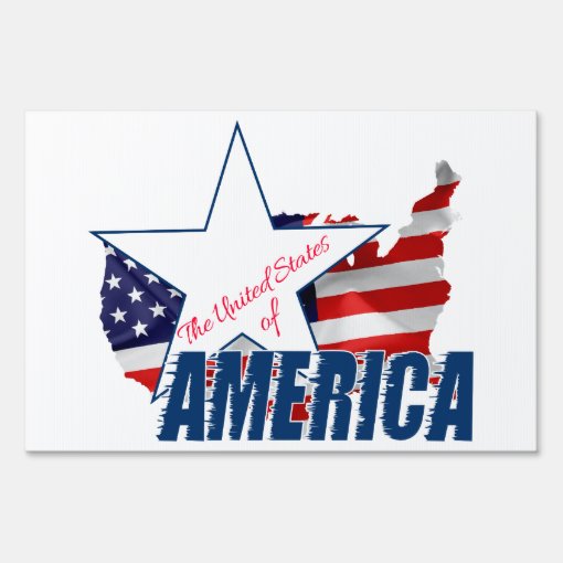 Proud to be an American Yard Sign | Zazzle
